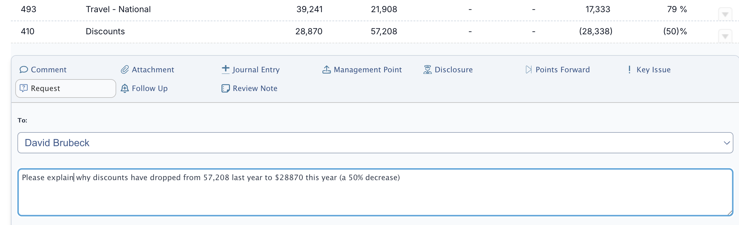 Using Analytical Review Tools – Audit Assistant Support